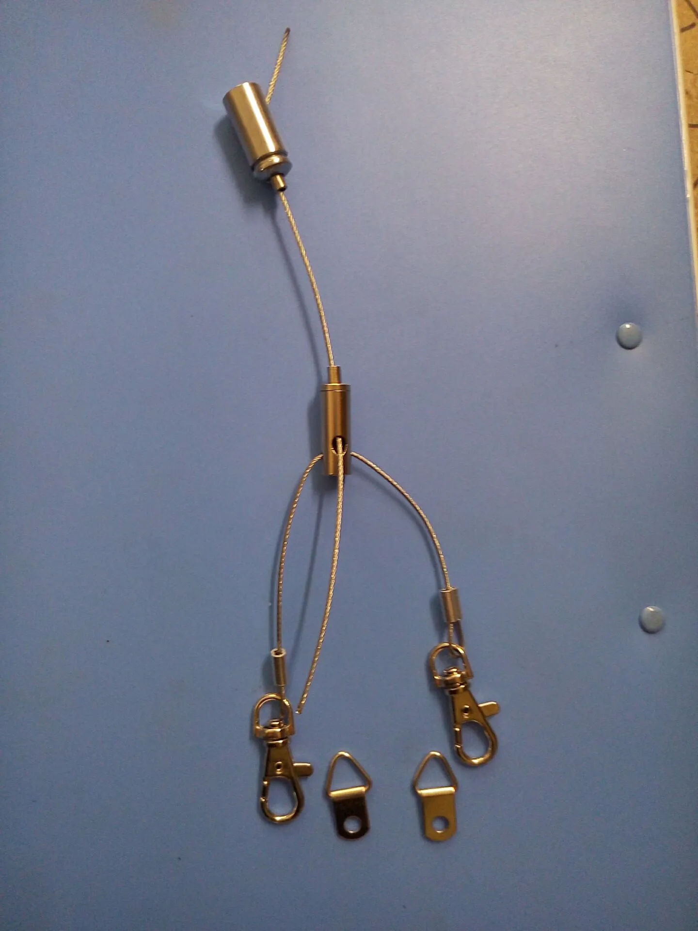Adjustable LED Panel Light Hanging Kit - Stainless Steel Cable ...