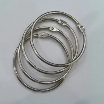 50mm Metal Book Binding Rings Loose Leaf Scrapbook Album DIY Ring ...