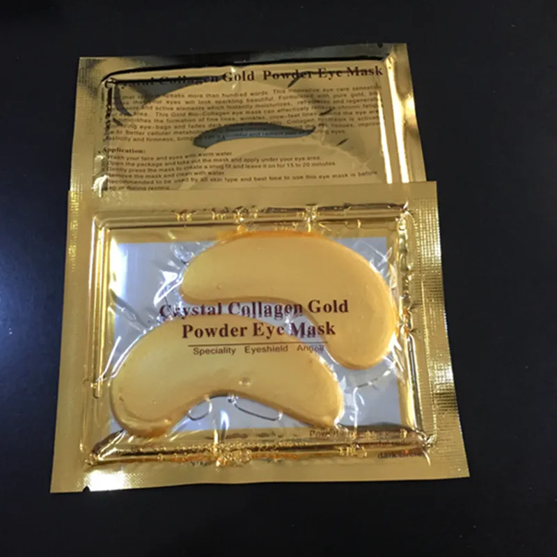 Massage Eye Mask Crystal Collagen Gold Powder Eye Mask, Deep ...