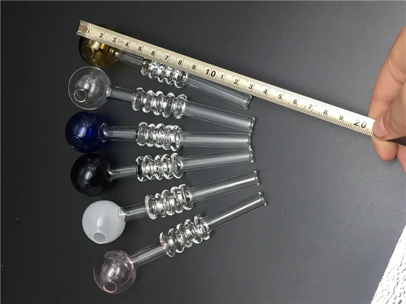 Newest Design Colorful 5.5inch Spiral Pyrex Glass Oil Burner Pipe ...