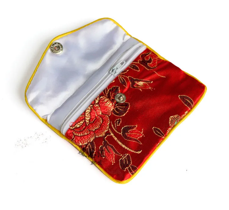 Brocade Coin Purse Set - Small Silk Jewelry Pouches, Chinese Gift Bags ...