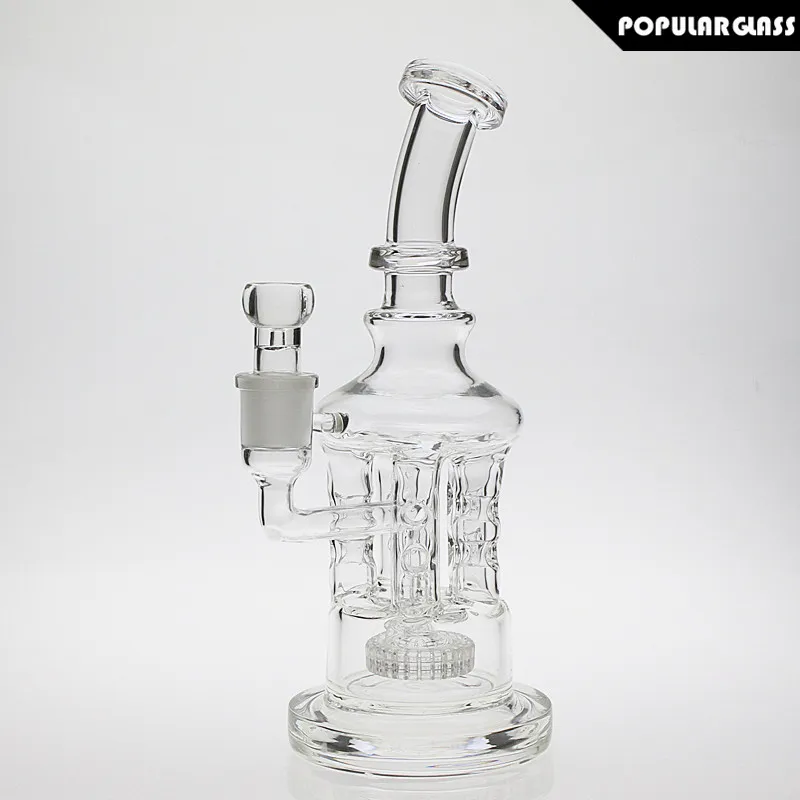 Saml Glass Leisure Swiss Tree Bong 5 Pillars With 3 Holes Percolator ...