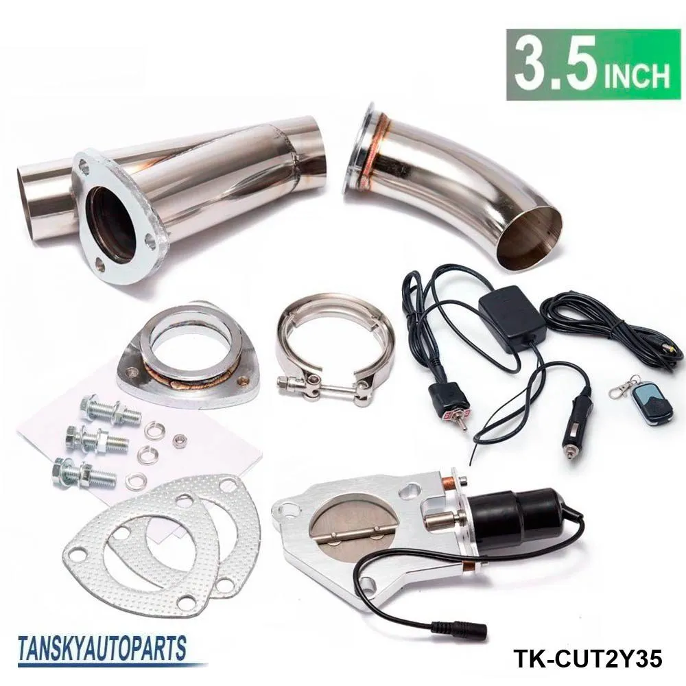 5 Electric Exhaust Cutout Kit - High Performance Catback Downpipe E ...
