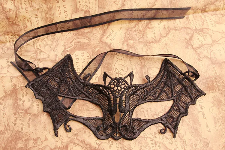 Sexy Masks: Erotic Half Face Cover Mysterious Black Lace Eye Mask For ...