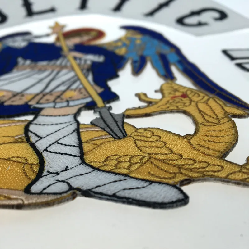 Custom MC Patch Politic & SUICIDE Angel Embroidered Iron/Sew On Custom ...