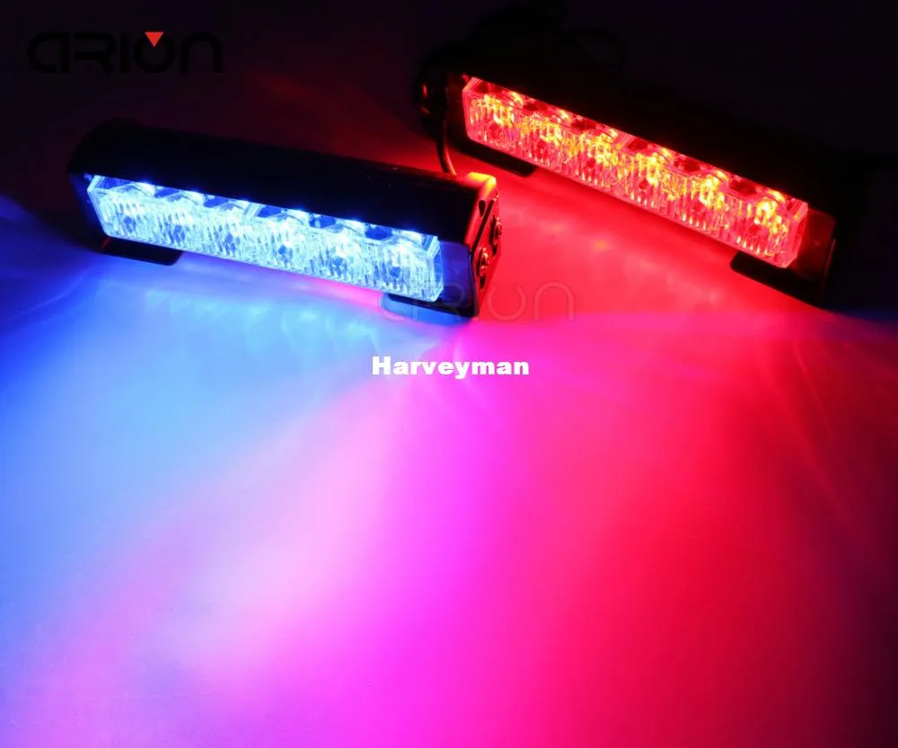 12 LED Car Roof Strobe Emergency Light with 2X6 LED for Trucks, Police ...