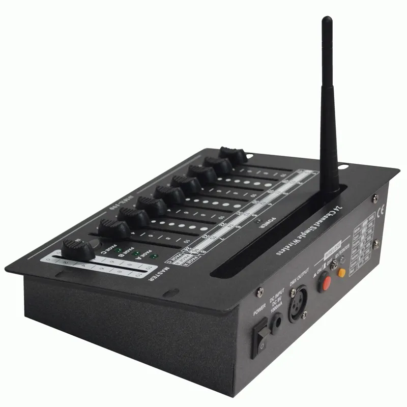 2024CE RoHS DMX512 Controller, Mini Wireless DMX Console with Wireless ...