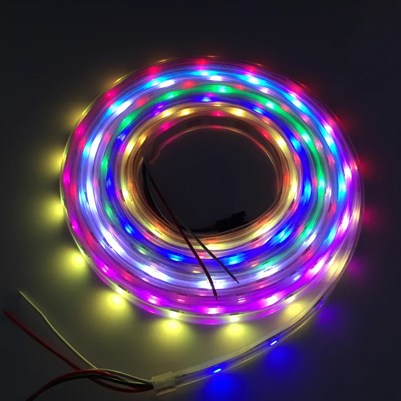 WS2812B LED Strip, 5m 60 LEDs/M, 5V Digital RGB Individually ...