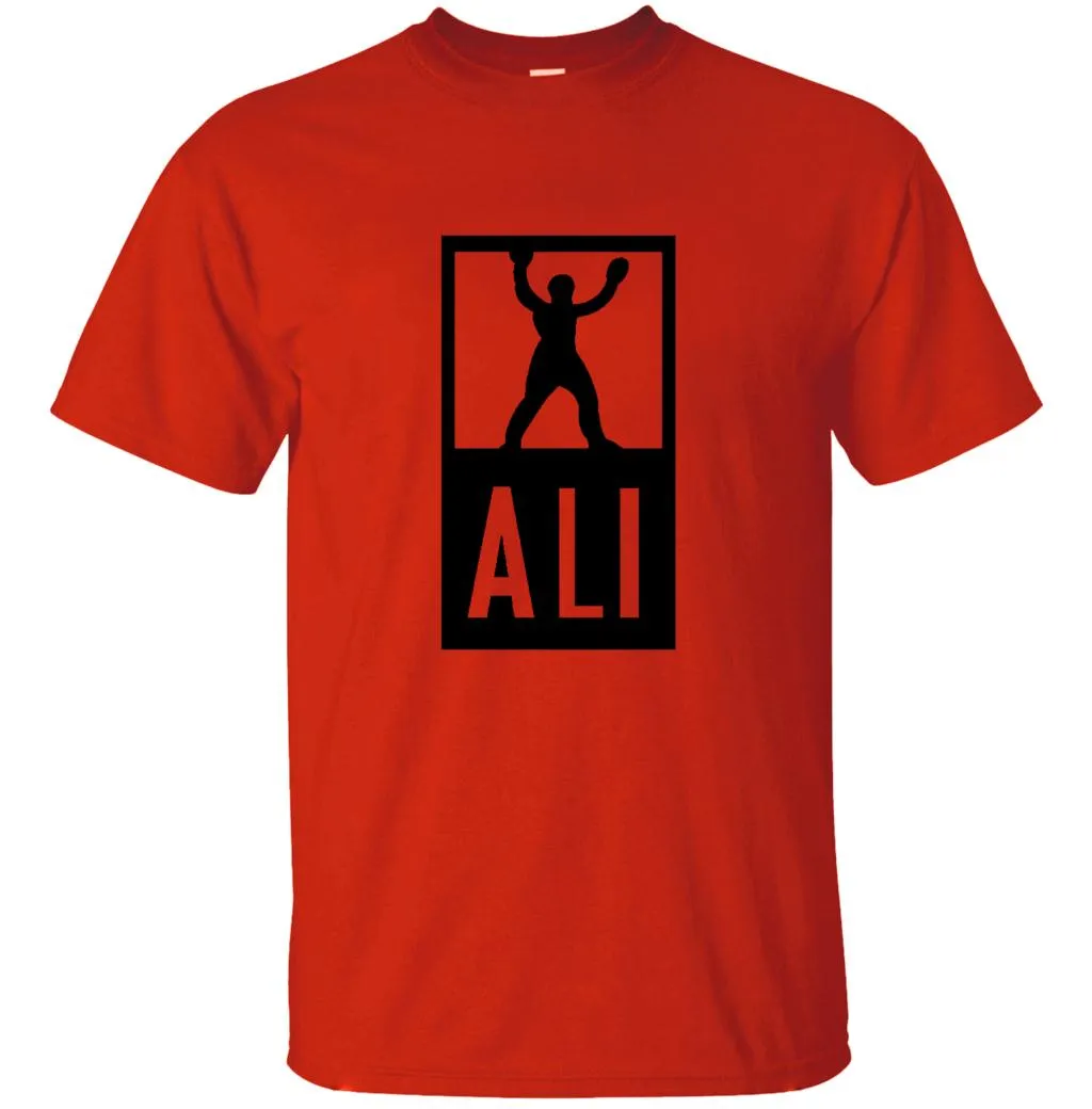Marca ALI Hombres Camisetas Verano Fitness Casual Camisa De Manga Corta ...