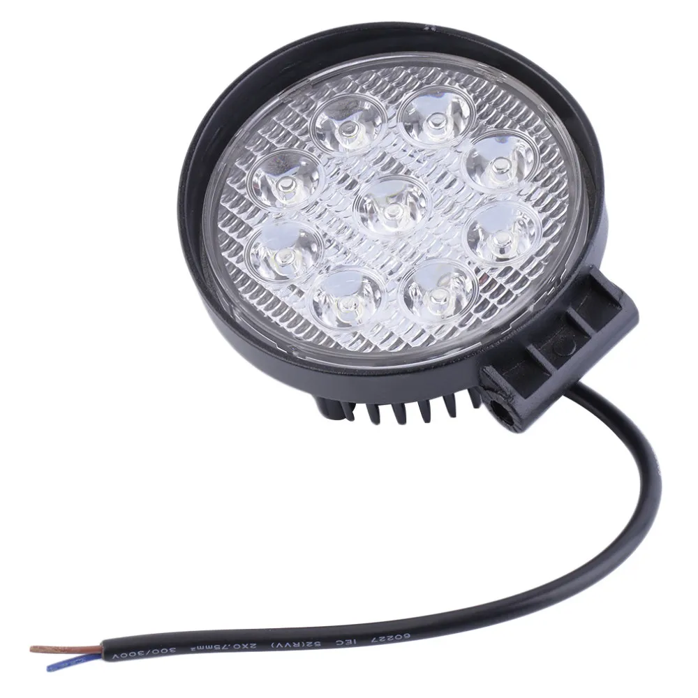 27W 12V LED Spot 12v Led Work Lights Lamp For Boats, Tractors, Trucks ...