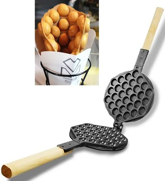 ₩88,298에서 Nonstick 홍콩 계란 와플 팬, 버블 와플 철 교체 플레이트, Eggettes 와플 몰드 플레이트 ...
