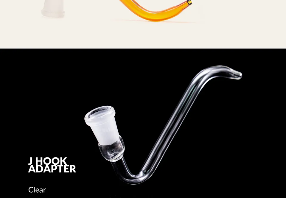 Wholesale Glass Drop Down Hookah Adapter For Percolator Bongs Female J ...