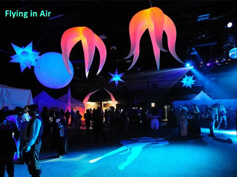 LED Inflatable Balloon Light 5ft Hanging Personalized Decor For Club ...