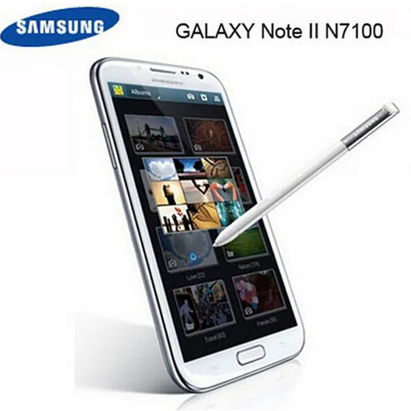 Original Galaxy Samsung Note II 2 N7100 Refurbished Note2 Quad Core 2GB ...