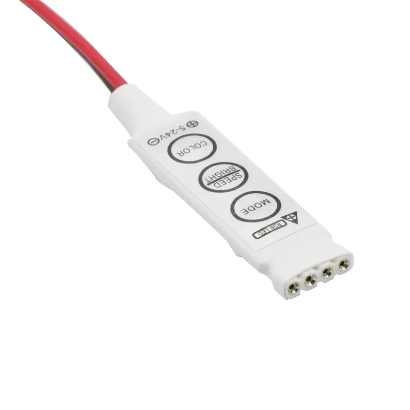 RGB Controller DC5 24V 3key LED Mini Controller For 5050 3528 3014 2835 ...