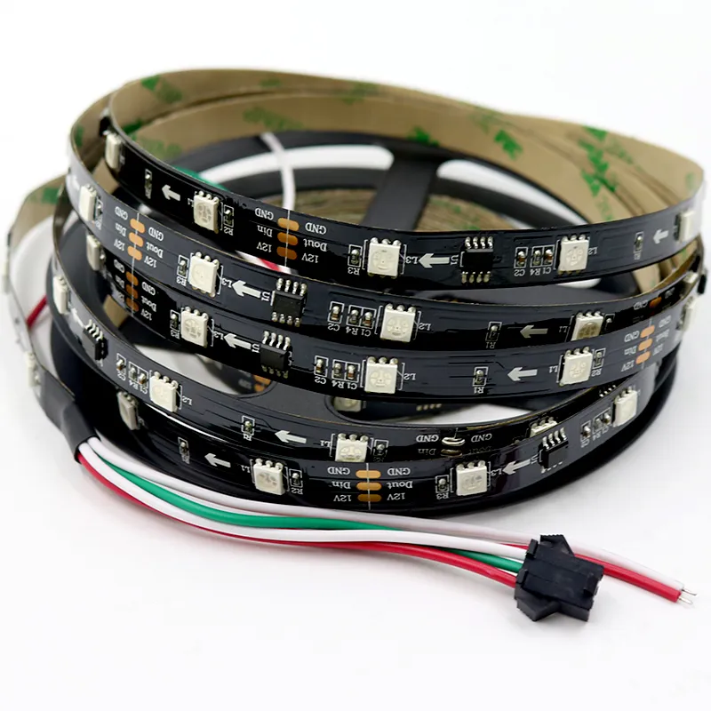 Adressierbares WS2811 LED Streifenleuchte, 5m 5050 RGB Farbwechseln ...