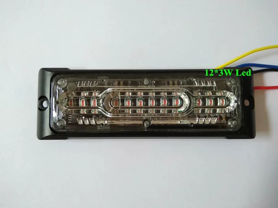 3mm Led Lights: Ultra Thin 12x3W High Intensity Surface Mount Car ...