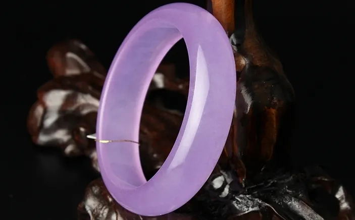 Handmade Violet Jadeite Bracelet Expand For A Beautiful Woman From ...