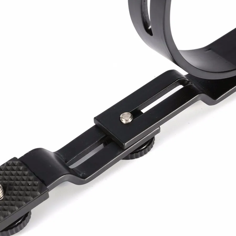 2 In 1 DSLR O Type Bracket: Versatile C/O Shape Flash Bracket For Macro ...