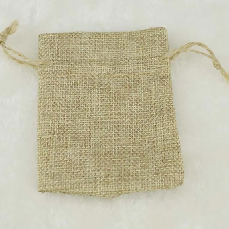 8 × 11 cm linen sachet bag handmade cloth pouch for gift wrapping and ...