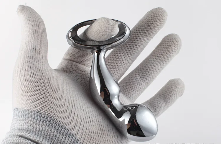 Stainless Steel Anal Plug Metal Prostate Massage Wand Dildo Plugs