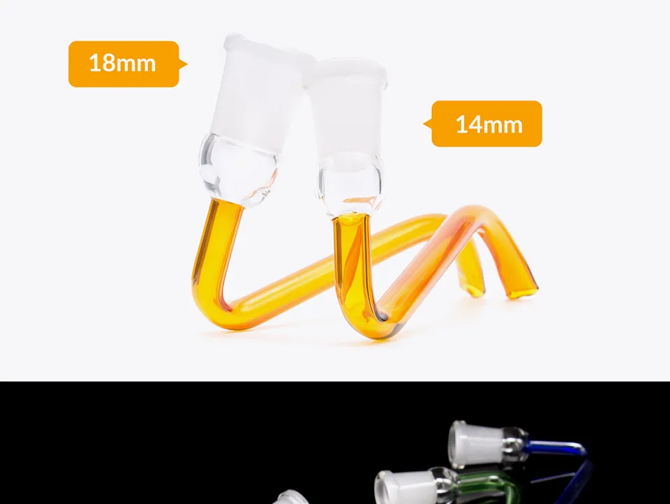 Wholesale Glass Drop Down Hookah Adapter For Percolator Bongs Female J ...