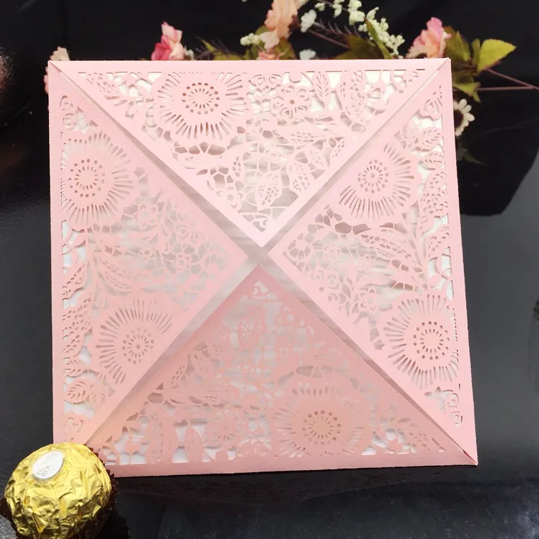 Lace Wedding Invitations Laser Cut Lace Wedding Invitations Lace ...