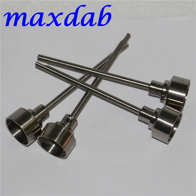 Titanium Dab Nail GR2 Titanium Carb Cap 18mm Universal Glass Bong ...