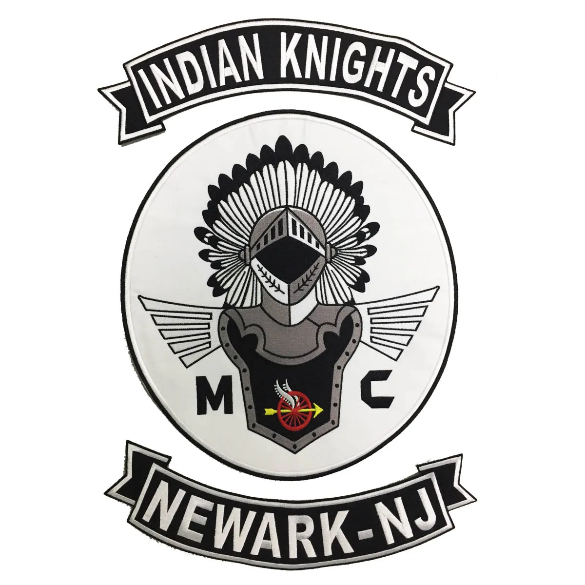 HEISSER VERKAUF COOLEST INDIAN KNIGHTS MC RÜCKENSTICKEREI PATCH ...
