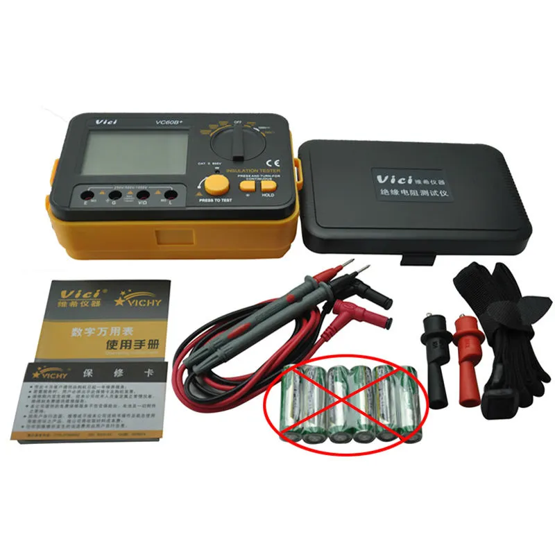 DHgate.com:12V Continuity Tester & Digital Earth Meter: Insulation ...