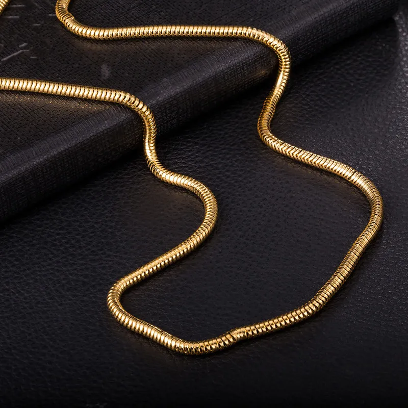 Gold Plated Snake Chains NEW 18K Gold Plated Snake Chain Necklace