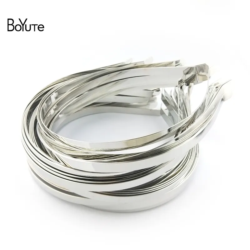 Metal Hair Bands For Women BoYuTe 2 10MM Width Stainless Steel Hairband ...