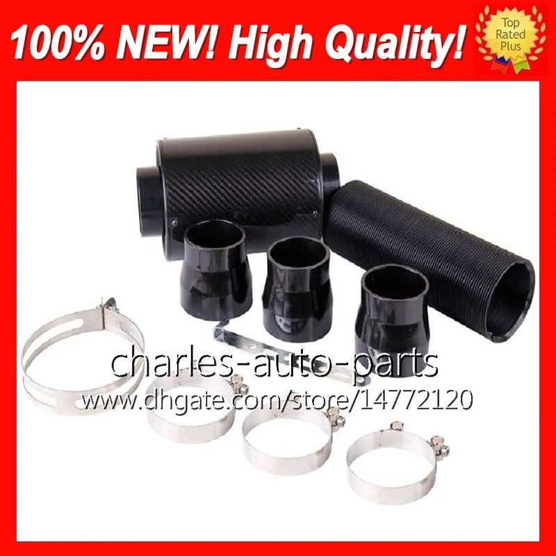 Carbon Fiber Air Filter Kit For Cars Universal Cold Air Intake, 70mm ...
