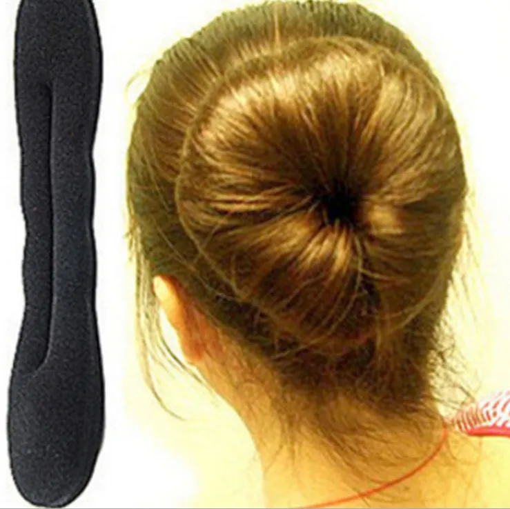 Easy Hair Bun Maker Set - Magic Foam Sponge Styling Tool, Fast Donut ...
