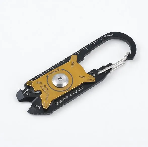 DHgate.com:20 in 1 EDC Outdoor Multi Tool Stainless Steel Keychain Key ...