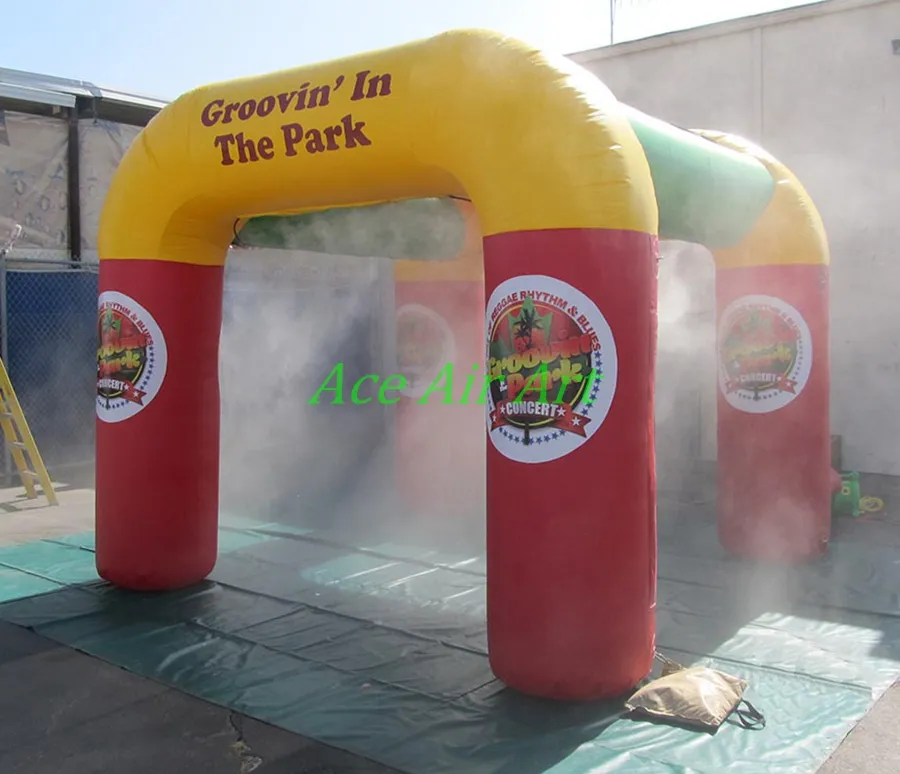 DHgate.com:Newest Style Inflatable Party Arch Tent Inflatable Misting ...