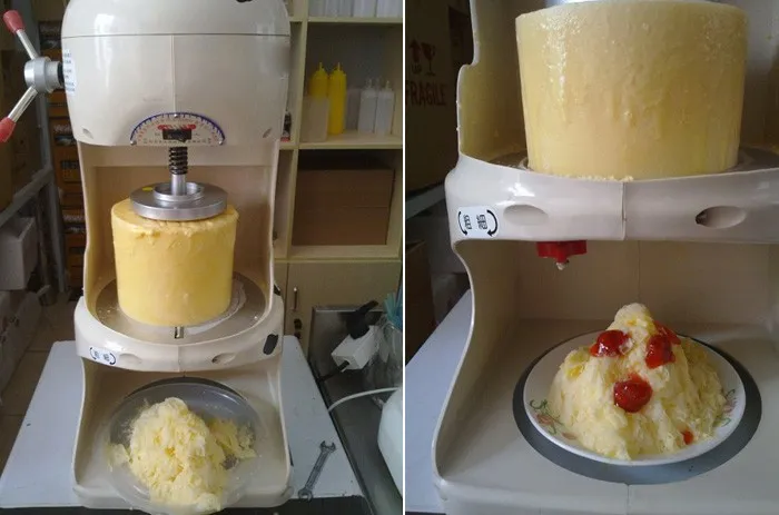 Commercial Shaved Ice Maker Machine Electric Snow Ice Cream Machine For ...