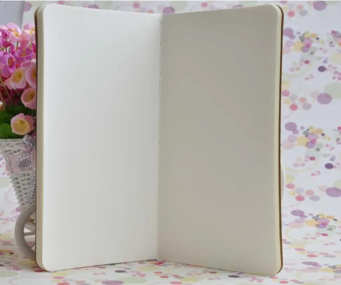 Wholesale Kraft Brown Unlined Travelers Notebook Art Journal Notebook ...