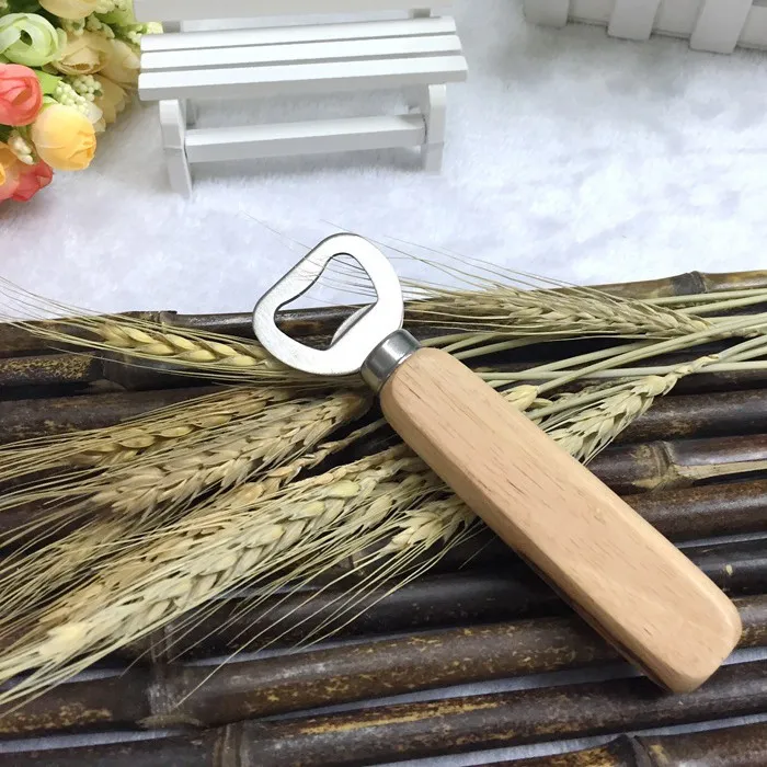 Premium Wooden Handle Bottle Opener - Portable, Durable, Best Seller ...