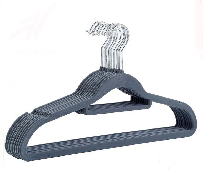Slim Velvet Hanger Onlines Space Saving Non Slip Pile Coating Velour ...