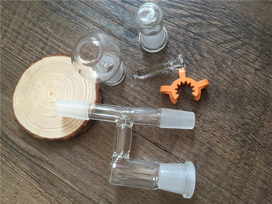Glass Dab Tool, 90 Degree Oil Reclaimer Kit With Male Female Joint ...