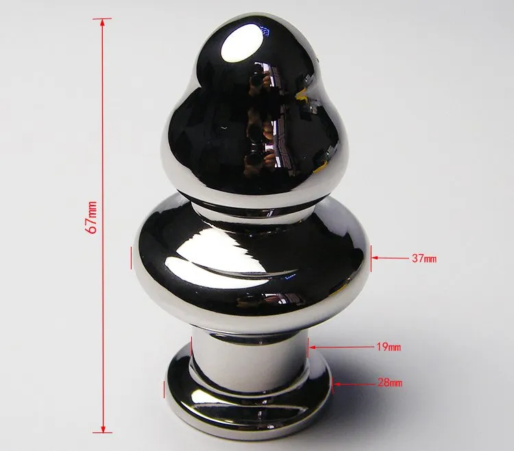 Huge Stainless Steel Butt Plugs Smooth Stimulating Anal Toys With ...