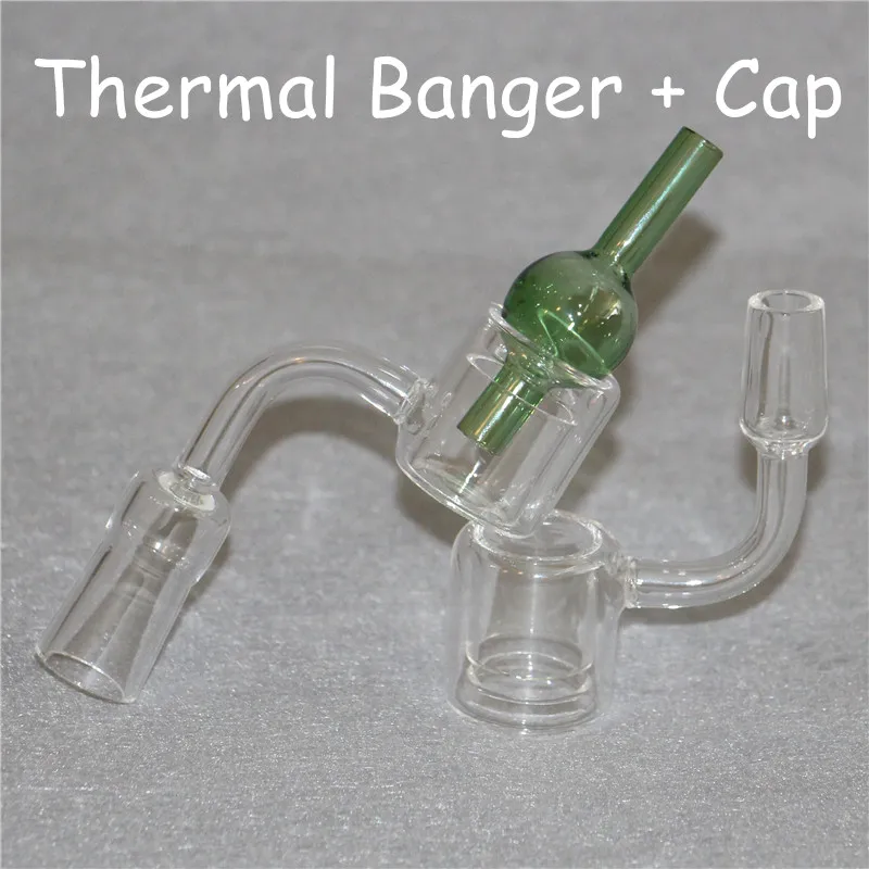 Wholesale XXL Doublewall Quartz Thermal Banger With Bubble Carb Cap For ...