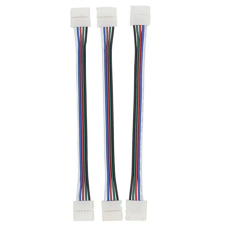 LED Strip Connector 5 Pin, RGBW Wire Solderless RGBW Extension Cable ...