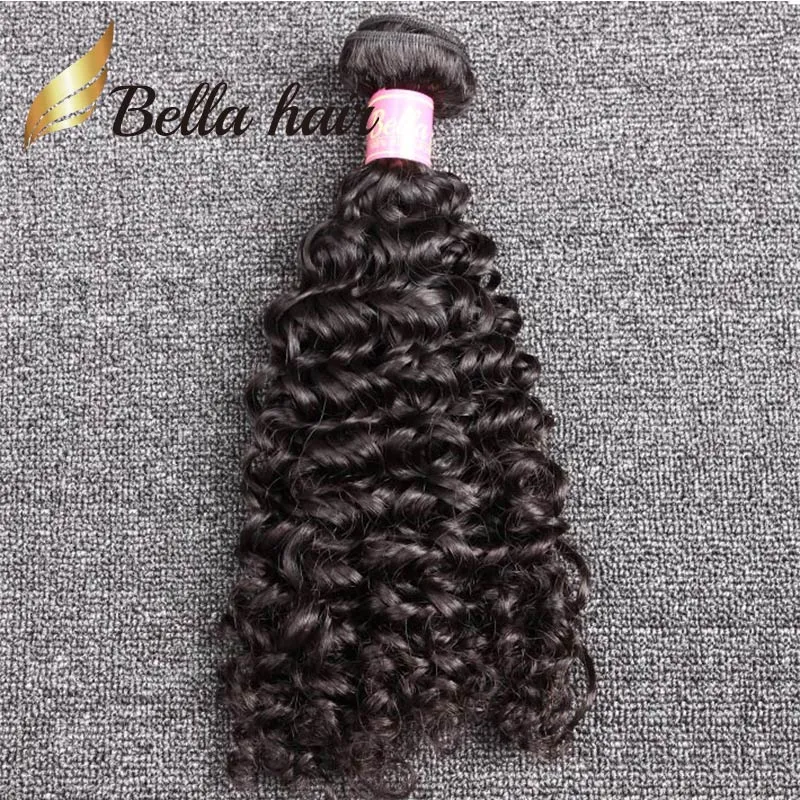 Bella Hair Extensions: 9A Peruvian Curly Human Hair Bundles Natural ...