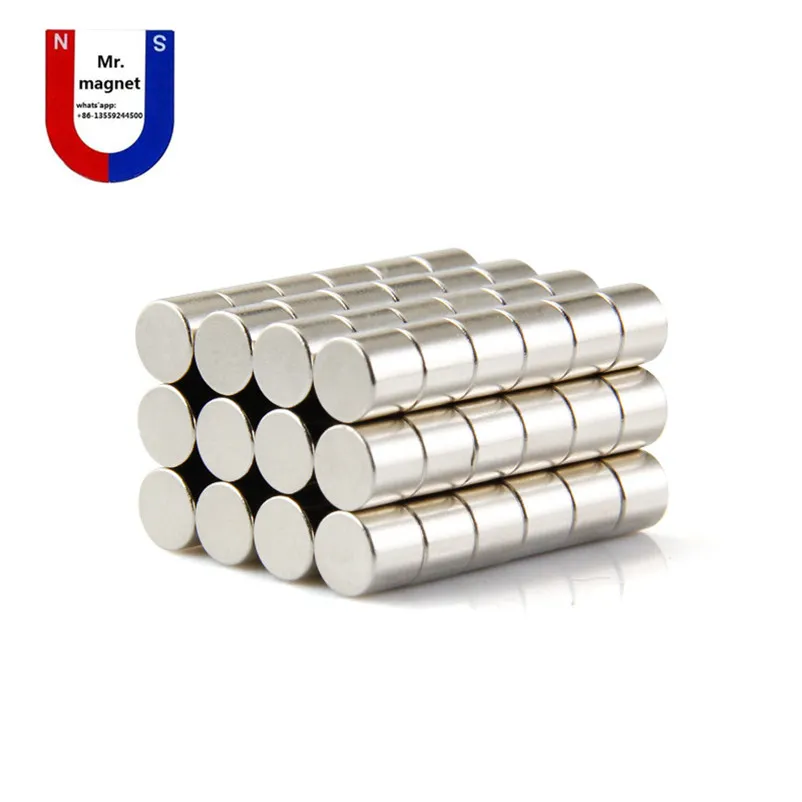 DHgate.com:50-Pack 8x6mm Neodymium Disc Magnets, Super Strong Rare ...