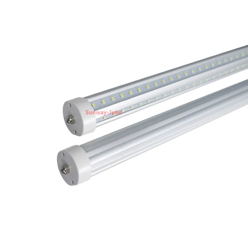 8ft Led Tube Lights, V Shaped 5ft T8 LED Tube Single Pin FA8 G13 R17D ...