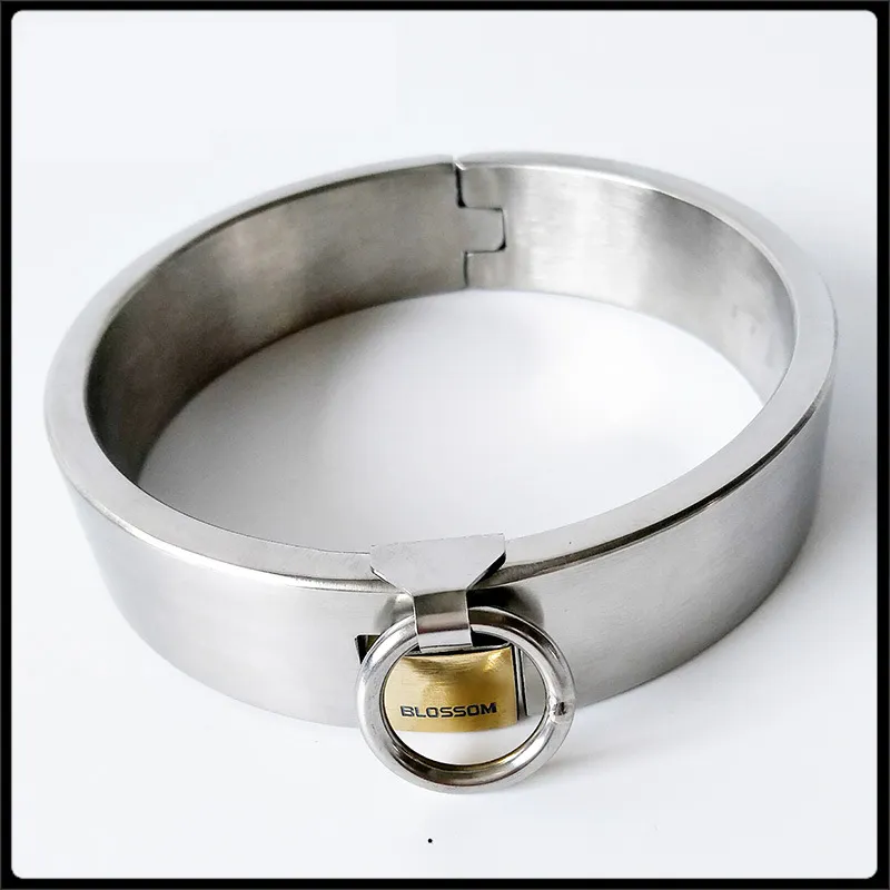 Heavy Steel Bondage Collars Lock Restrict Slave BDSM Collars Harness ...