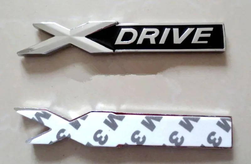 BLACK Metal Chrome Matt Xdrive X Drive Sdrive S Drive Emblem Badge ...