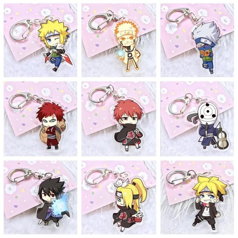 Anime Figure Keychains - Acrylic Double Pendant Set - Premium Quality ...